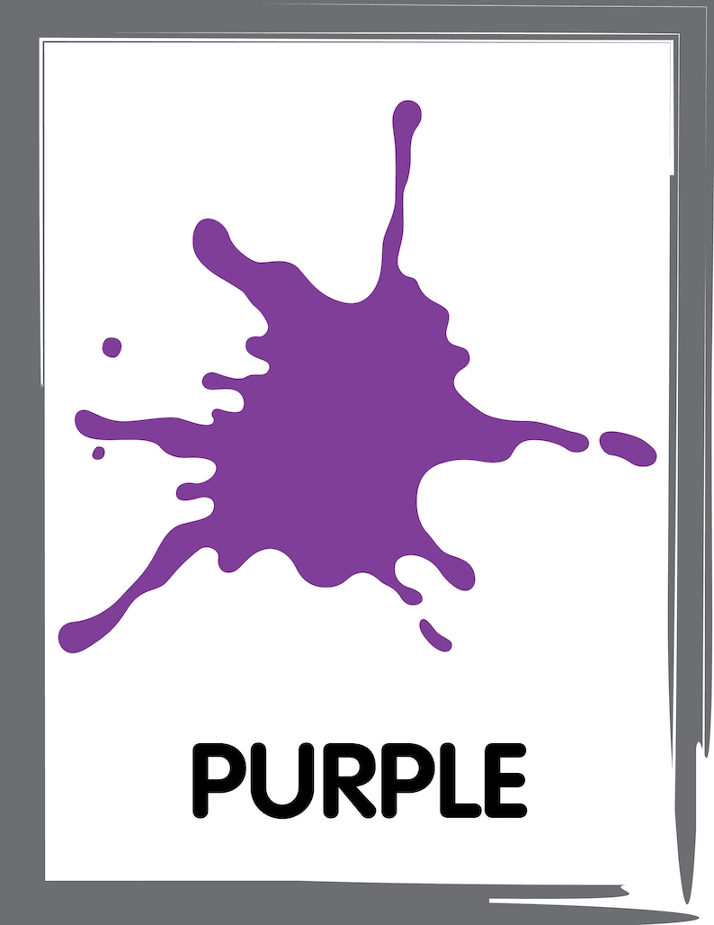 Color of the Week Printable - Etsy