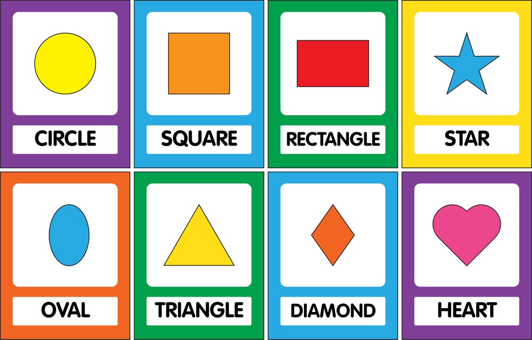Shape of the Week Printable - Etsy
