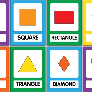 Shape of the Week Printable - Etsy