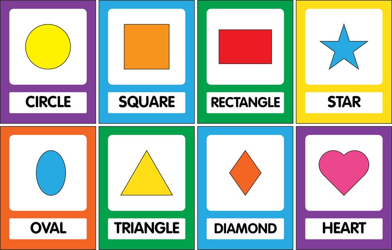 Shape of the Week Printable - Etsy