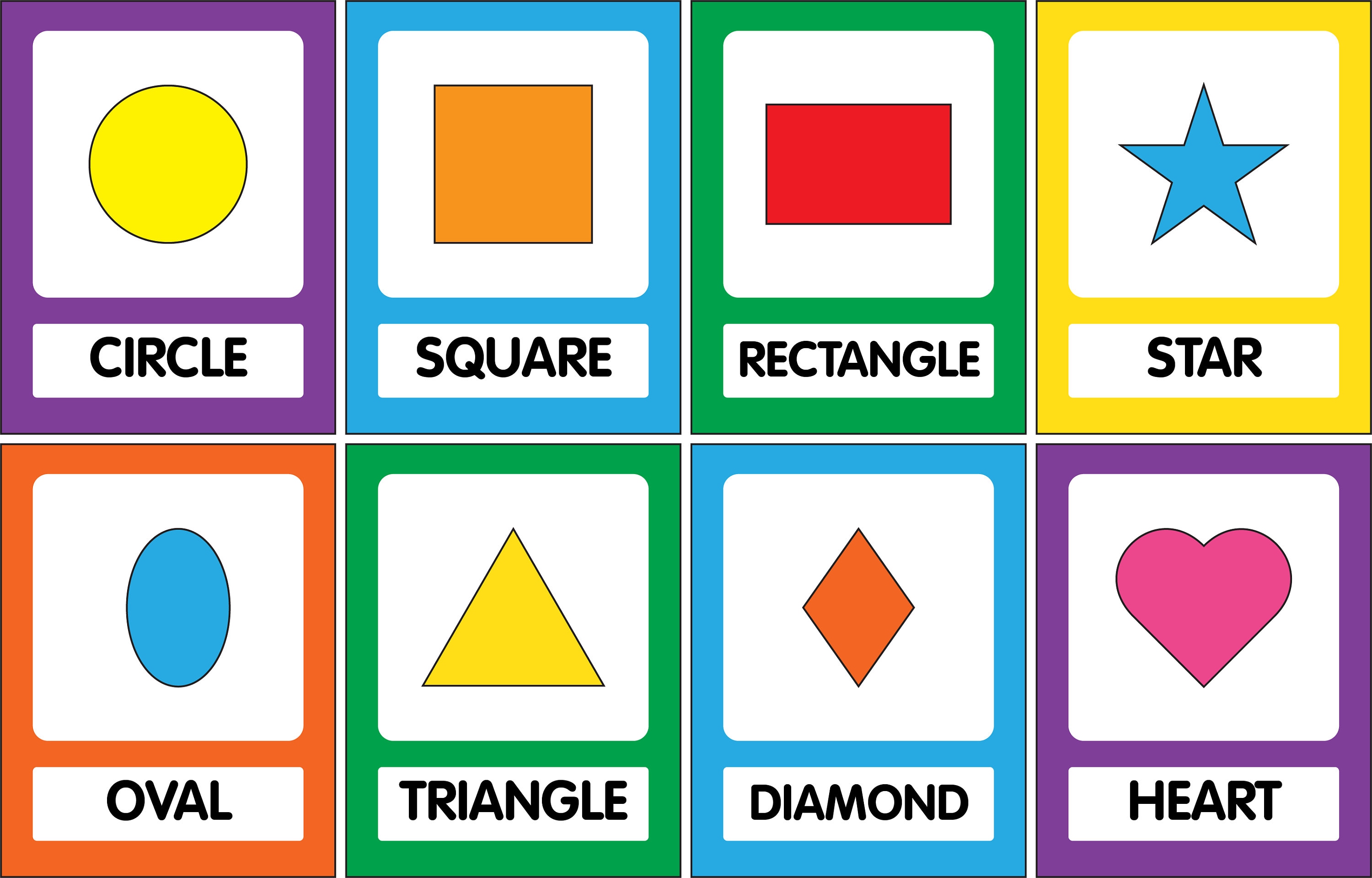 Shape of the Week Printable - Etsy