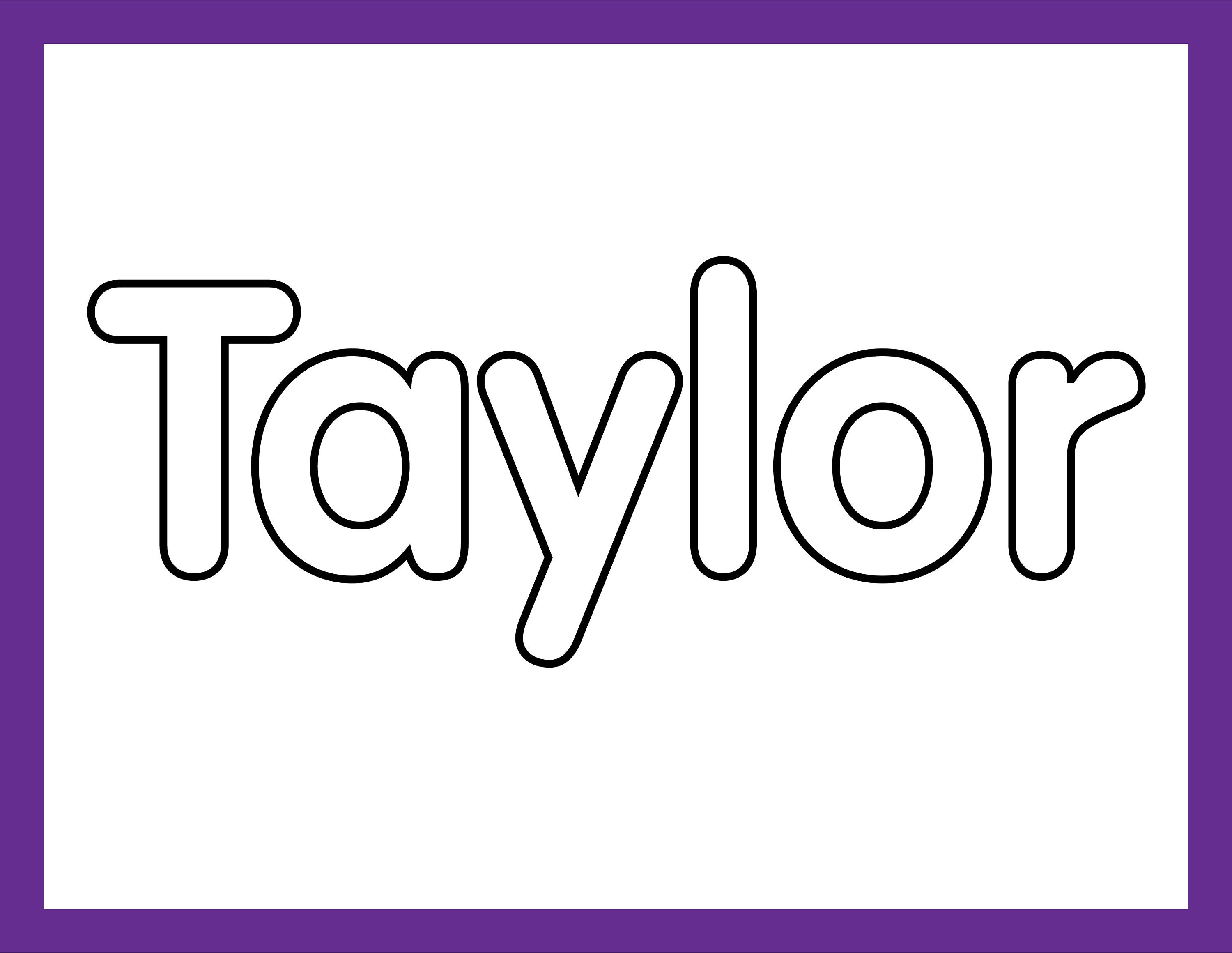 Printable Name Mat - Etsy