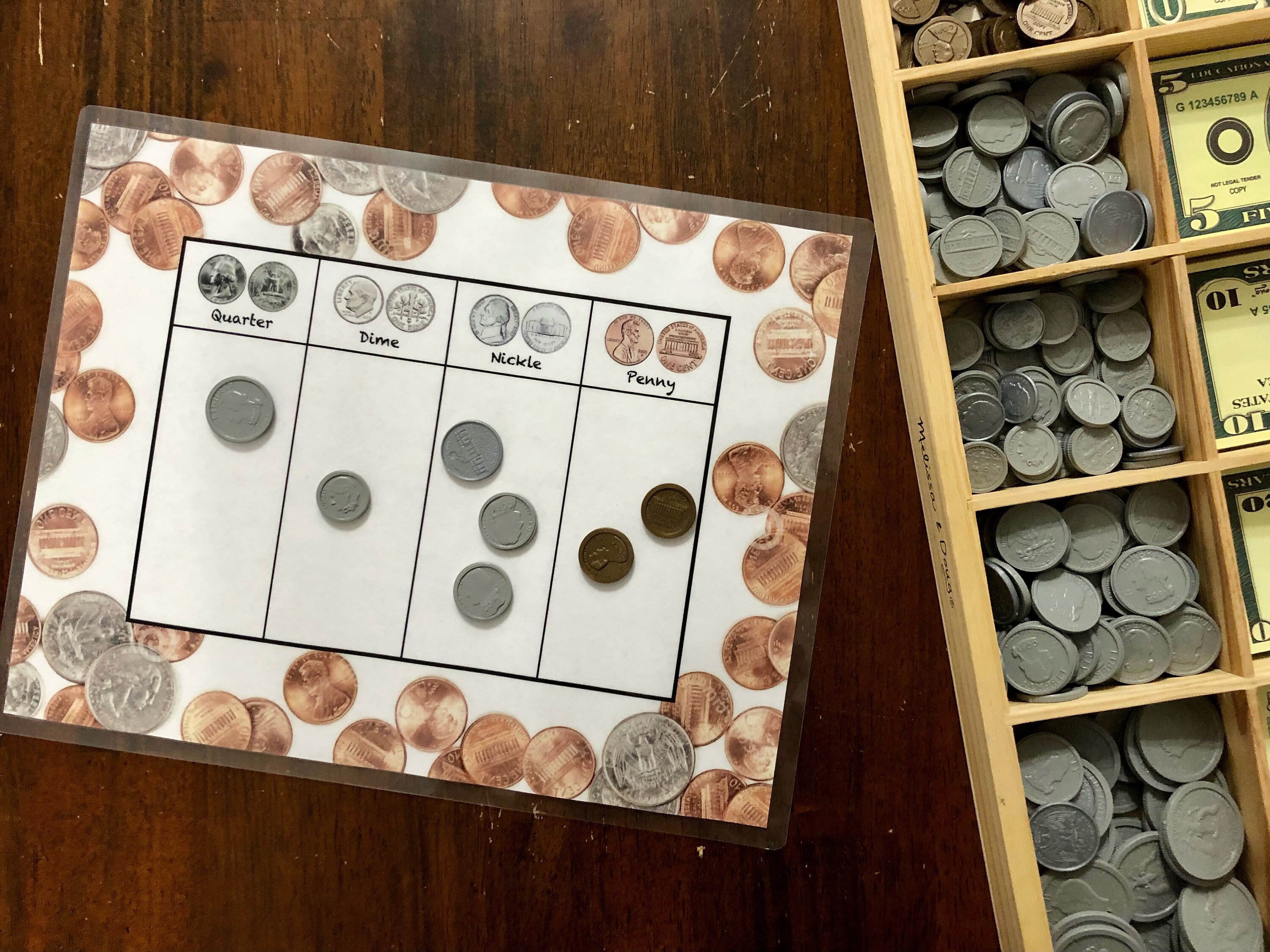 Race to a Quarter Game Mat Printable - Etsy