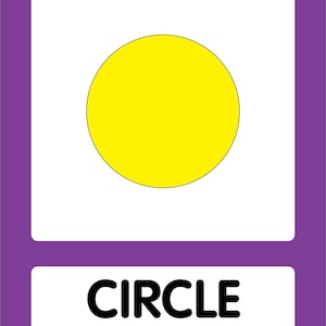 Shape of the Week Printable - Etsy