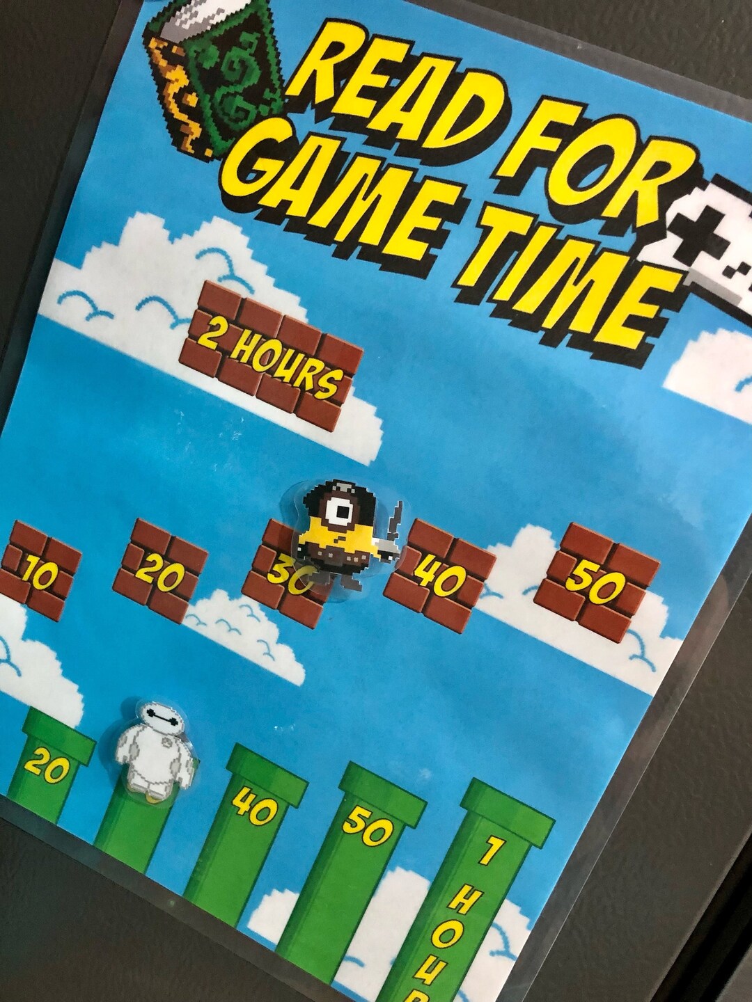 Read for Game Time Chart Printable - Etsy