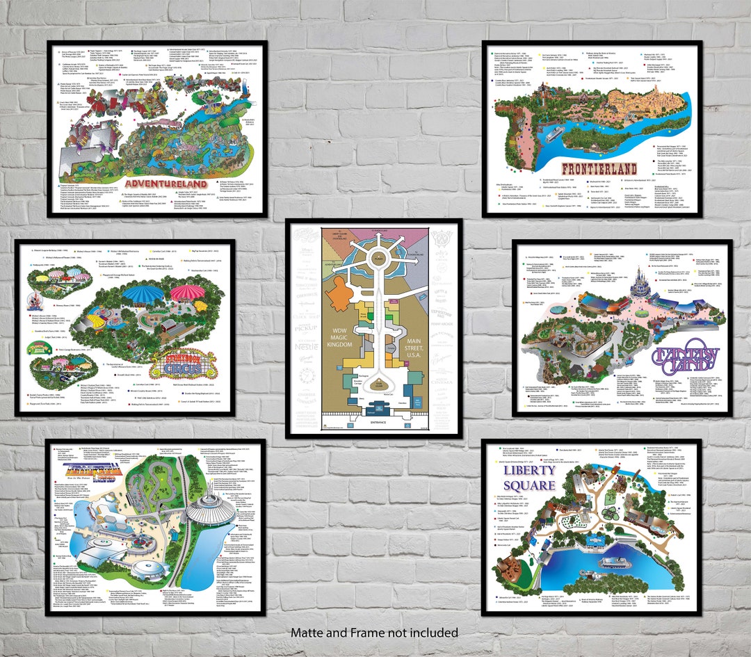 NEW 16” X 20” Walt Disney World Collection, WDW, Walt, Disney, World ...