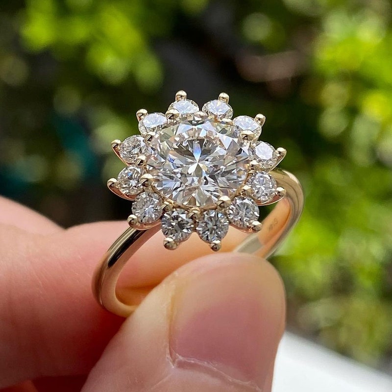 Floral Ring - Etsy
