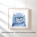 Grumpy Monsters Image Set, High-resolution, JPG, Digital Downloads ...