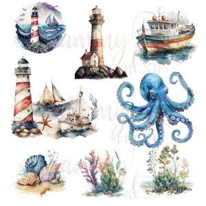 Nautical Clipart, Png, Lighthouse, Clip Art, Transparent Png ...