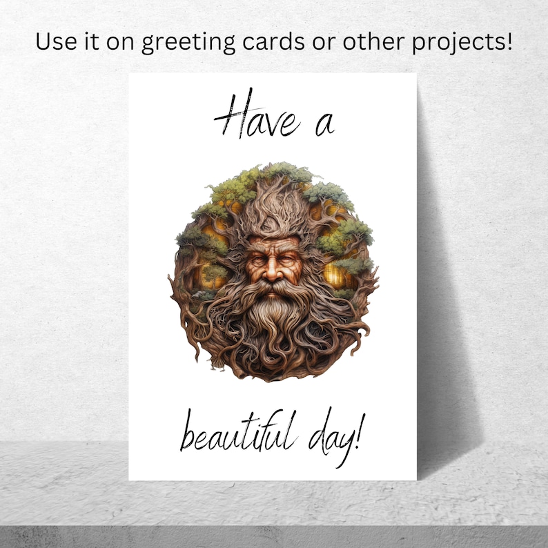 Mystical Tree Faces Clipart, Tree Png, Mystical Trees Watercolor, Magic ...