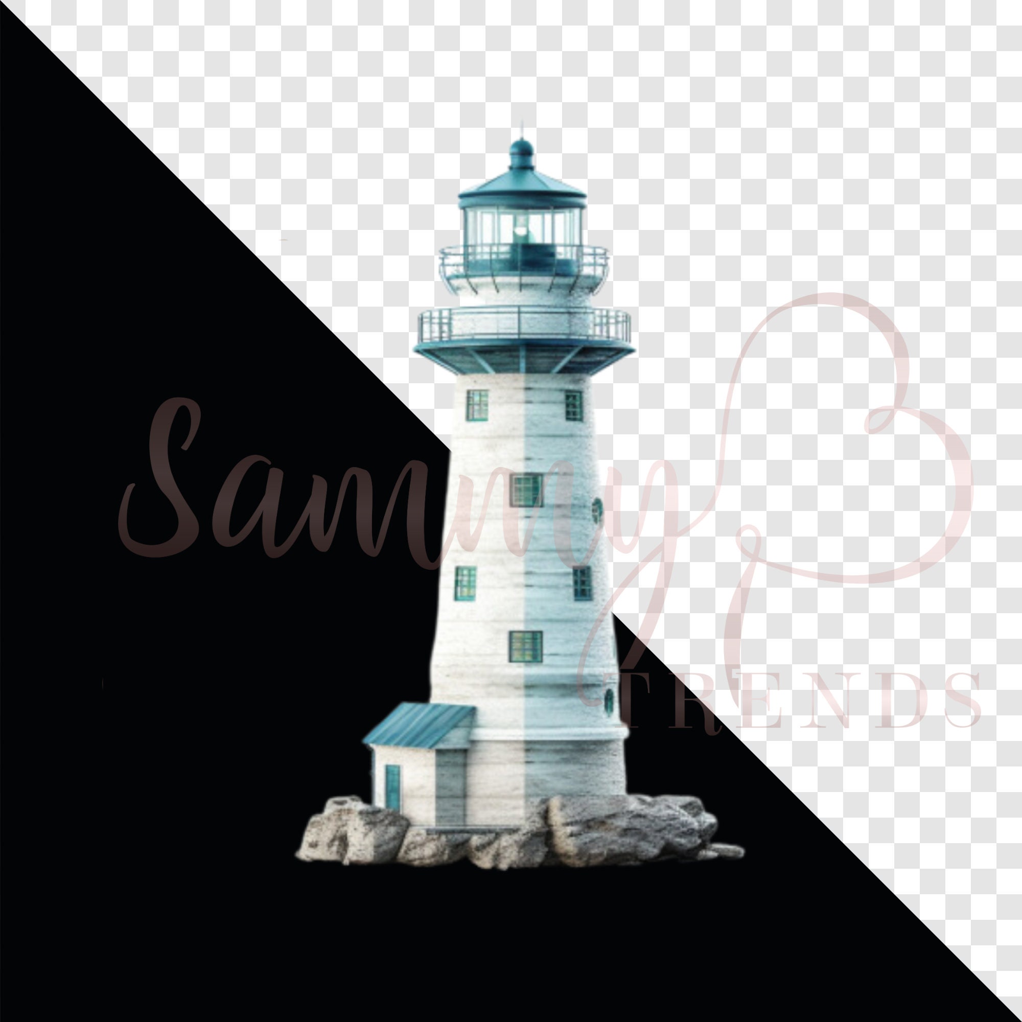 Lighthouse Clipart, Nautical Clipart, Lighthouse Png, Lieghthouses ...