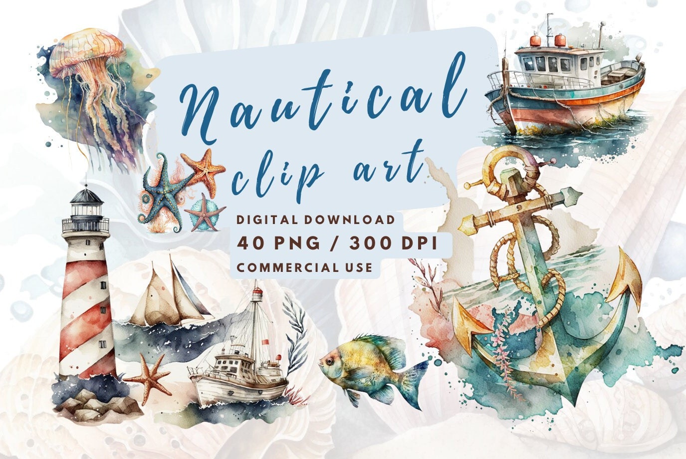 Nautical Clipart Png Lighthouse Clip Art Transparent Png - Etsy Canada