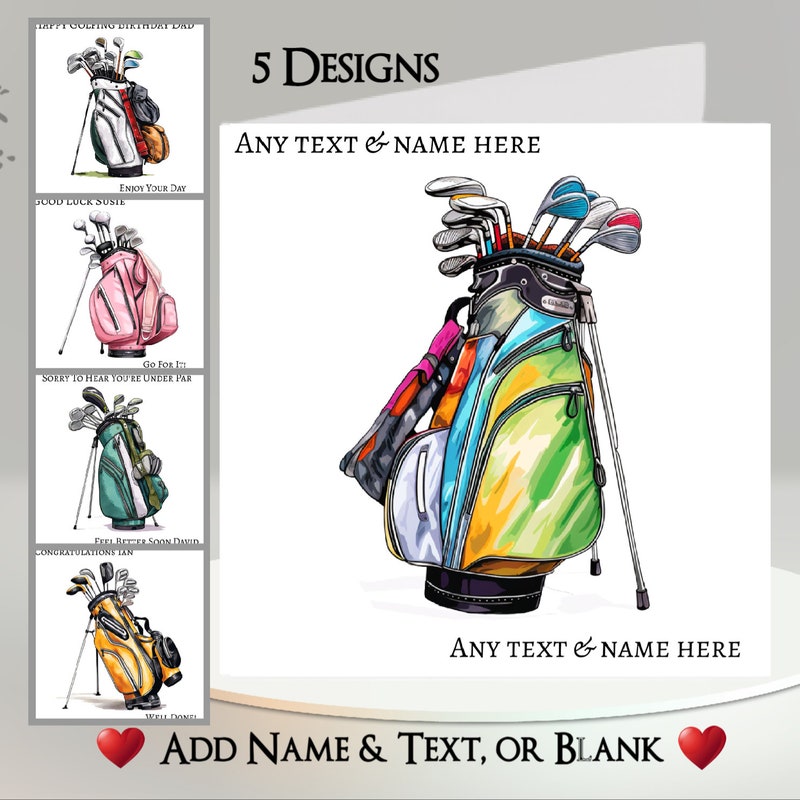 Golf Course Caddies - Etsy UK