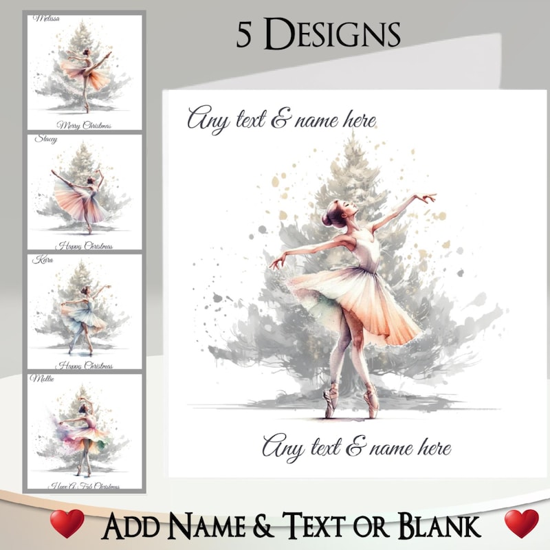 Royal Ballet Christmas Card - Etsy Canada