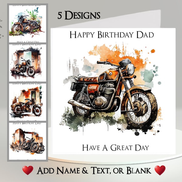 Motorcycle Cards - Etsy
