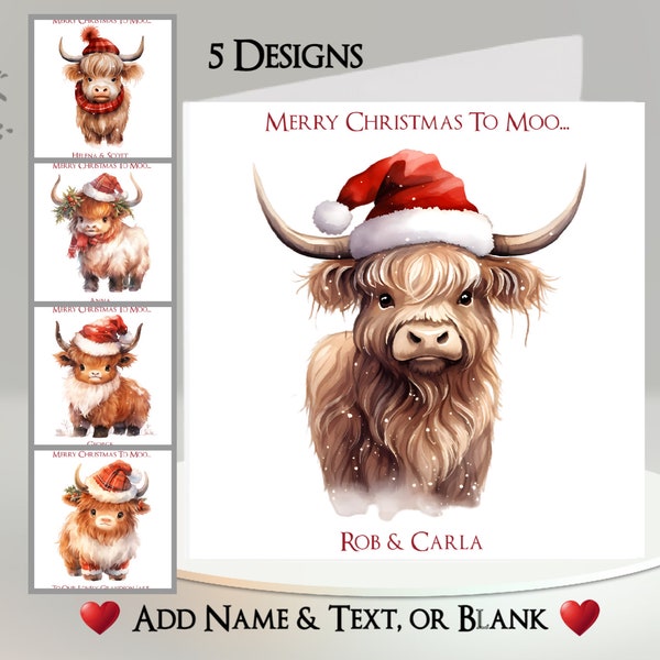 Cow Card - Etsy
