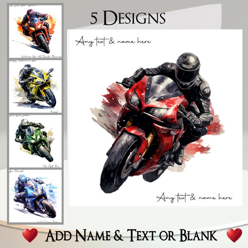 Easter Cycling Cards - Etsy UK