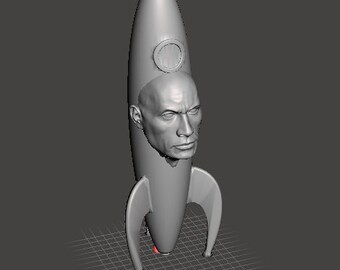 The Rock Stl File - Etsy