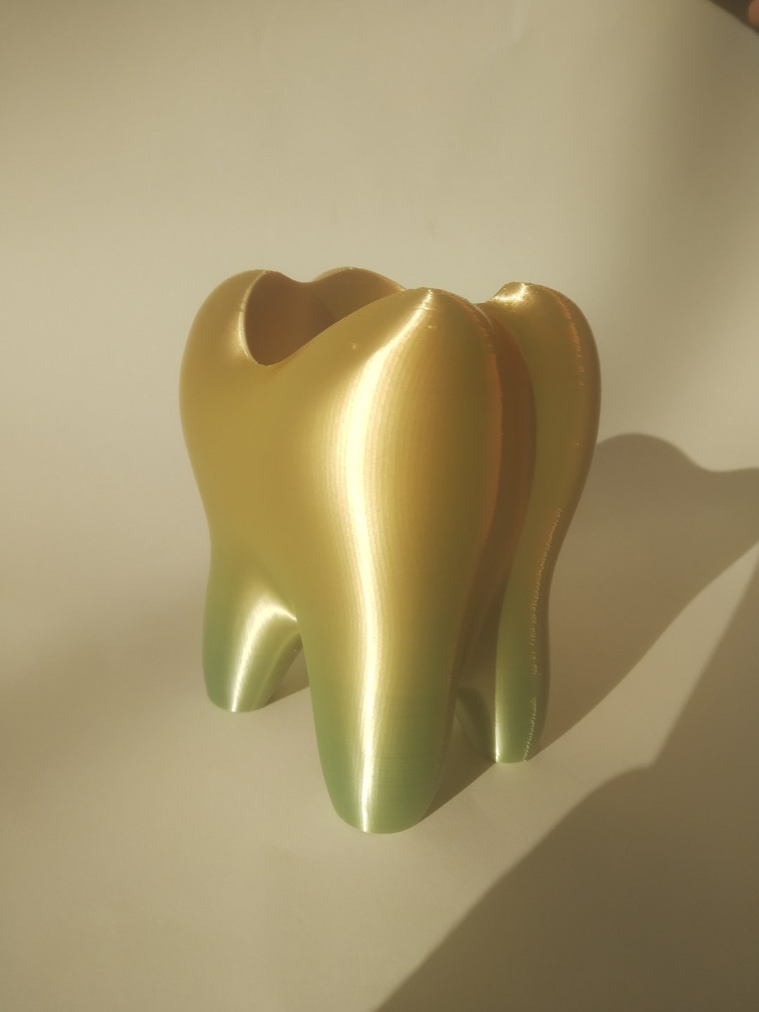 Giant Tooth/ Vase Plant / to Hold Toothbrush and Toothpaste / - Etsy