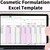 Skincare Formulation Spreadsheet and Calculator Cosmetic Calculator ...