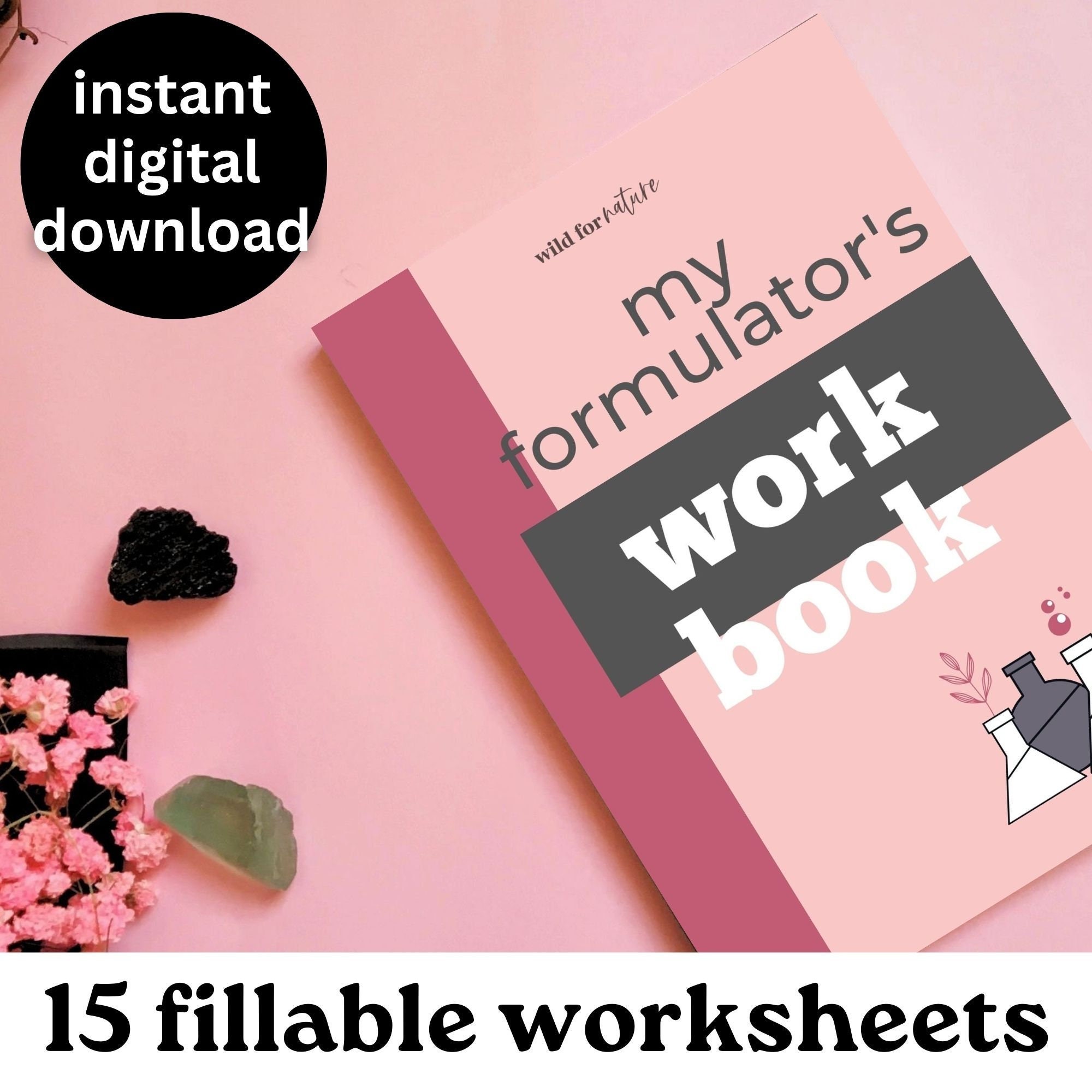 Skincare Formula Workbook / Printable Recipe Book / Notebook for DIY ...