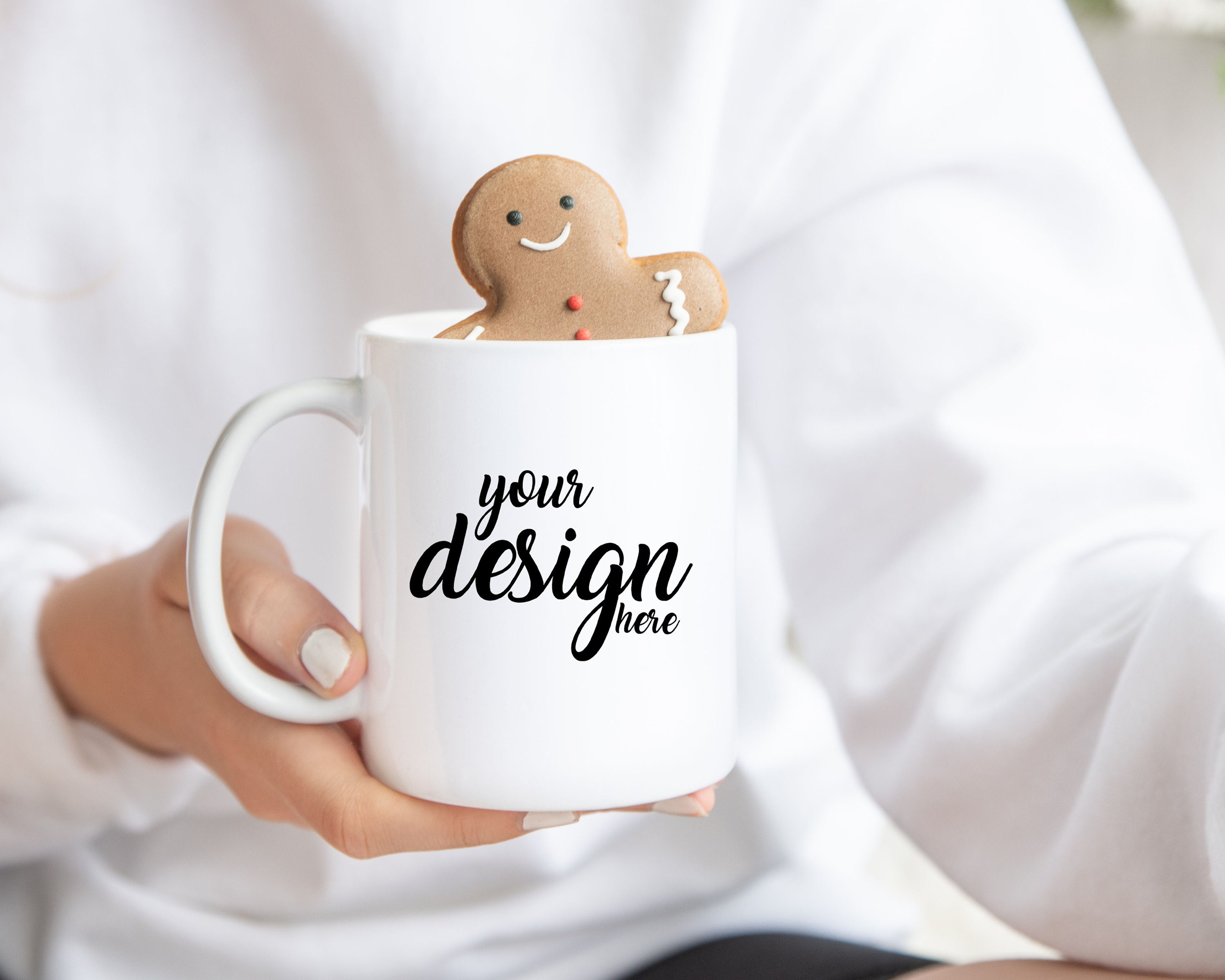Christmas Mug Mockup Coffee Cup Mock up Winter Mock up Styled Stock ...