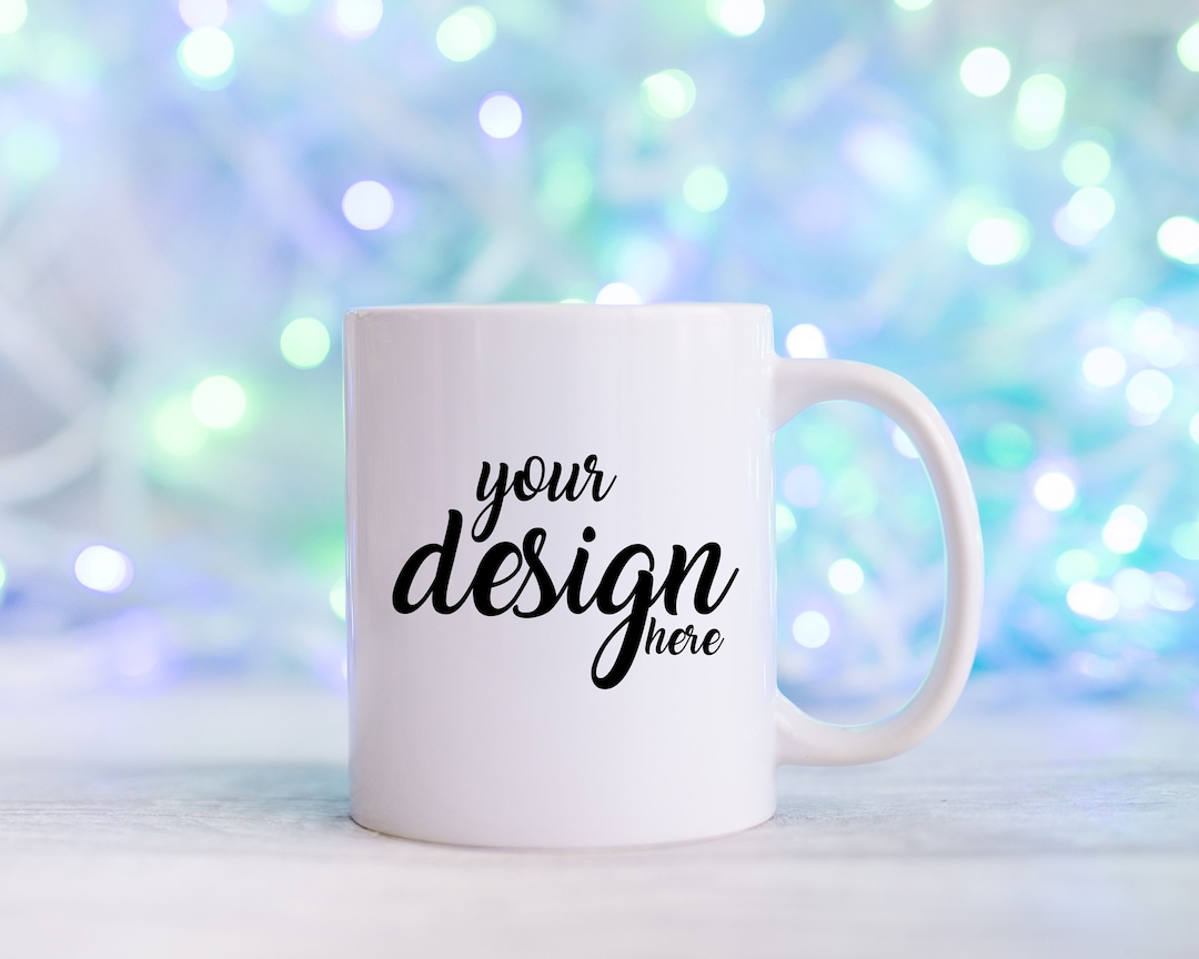 Christmas Mug Mockup Coffee Cup Mock up Winter Mock up Styled Stock ...