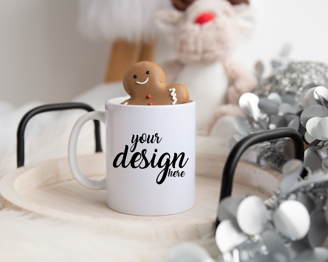 Christmas Mug Mockup Coffee Cup Mock up Winter Mock up Styled Stock ...