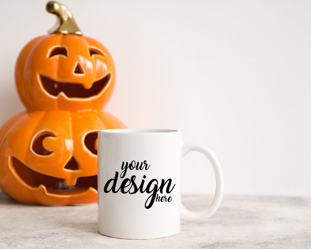 Mug Mockups Coffee Cup Mock up Bundle Halloween Mock up Styled Stock ...