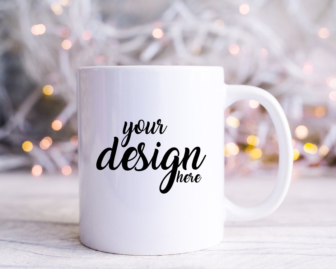 Christmas Mug Mockup Coffee Cup Mock up Winter Mock up Styled Stock ...