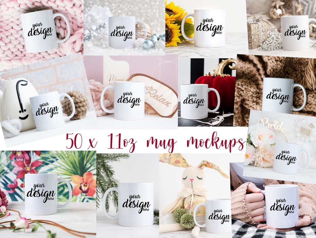 50 Mug Mockups Coffee Cup Mock up Bundle Mother's Day Mug Mock up ...