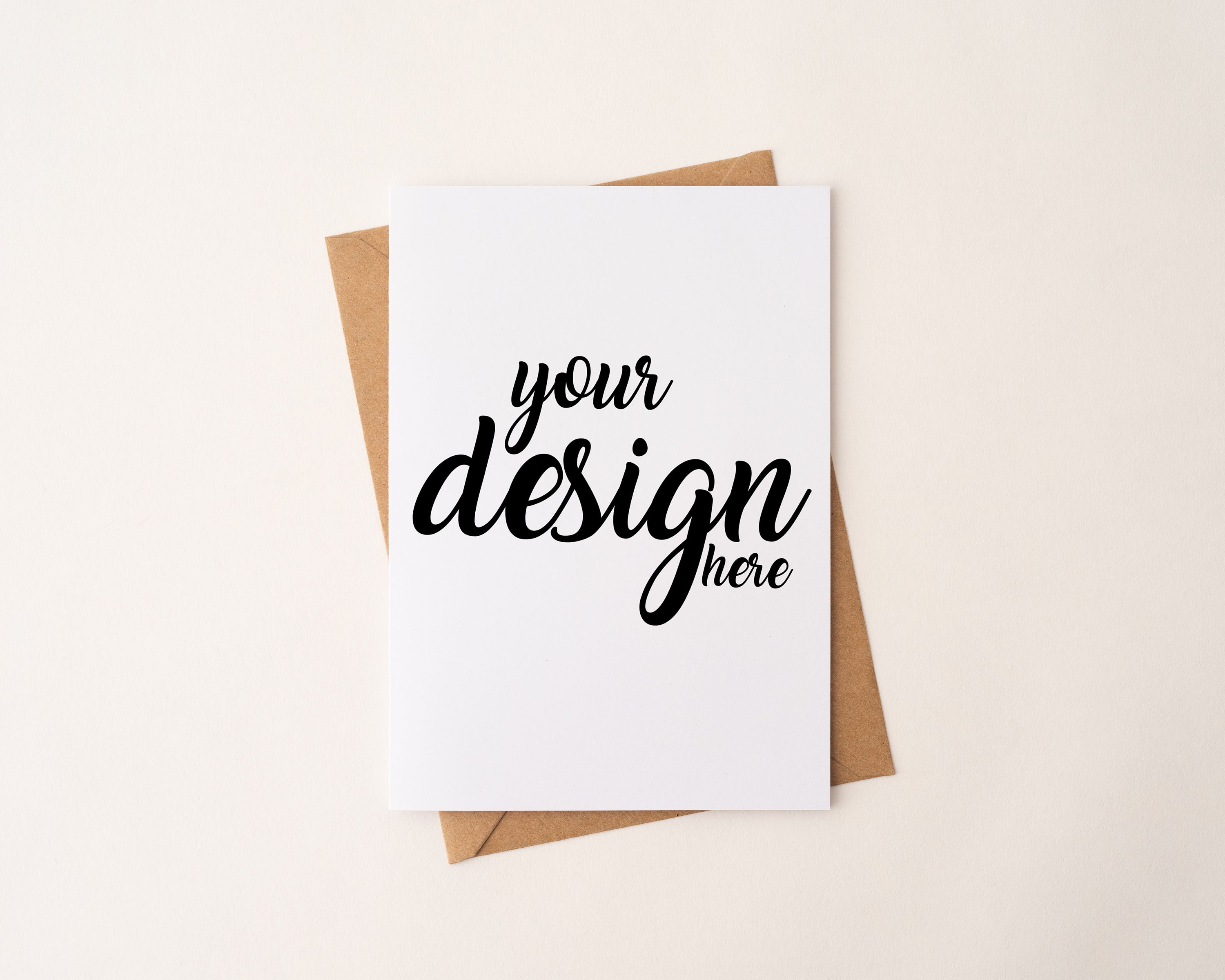 4 X Card Mockups Birthday Mockup Greetings Card Mock up 5x7 Wedding ...