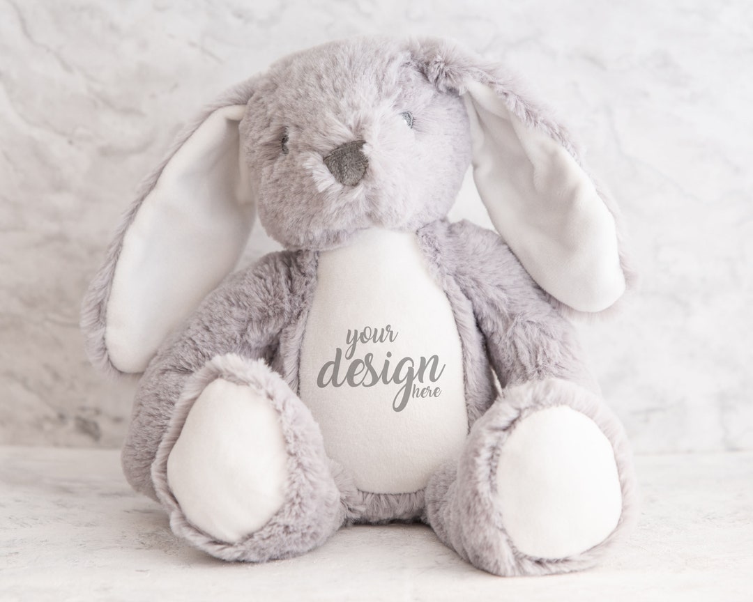 Easter Bunny Rabbit Mumbles Mockup Printme Teddy Plush Mockup Zippie ...