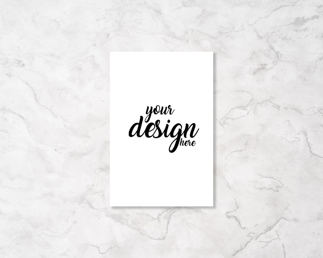 4x6 Wedding Invite Mockup Birthday Card Mockup Greetings Card Mock up ...