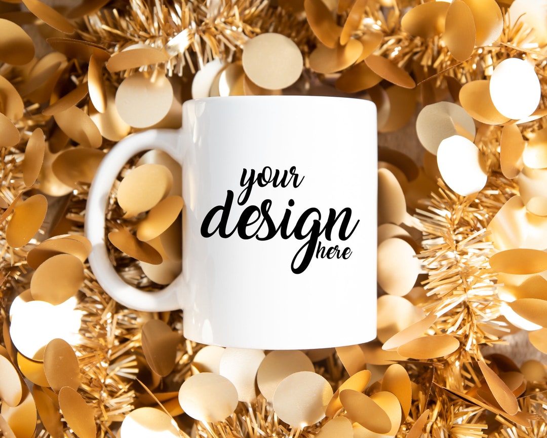 Christmas Mug Mockup Coffee Cup Mock up Winter Mock up Styled Stock ...