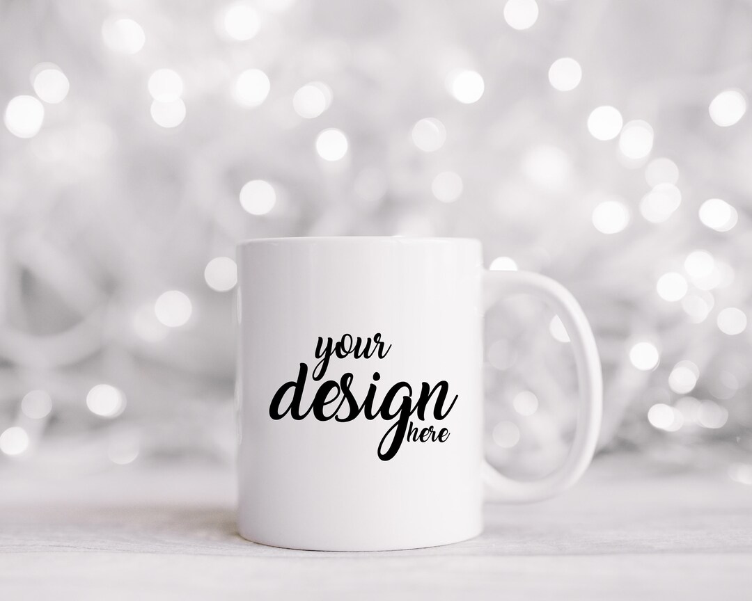 Christmas Mug Mockup Coffee Cup Mock up Winter Mock up Styled Stock ...