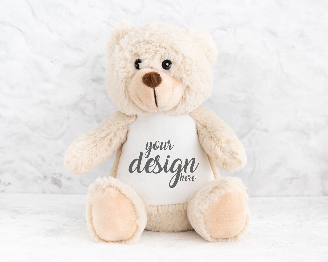 Teddy Bear Mumbles Mockup Printme Teddy Plush Mockup Zippie Newborn ...