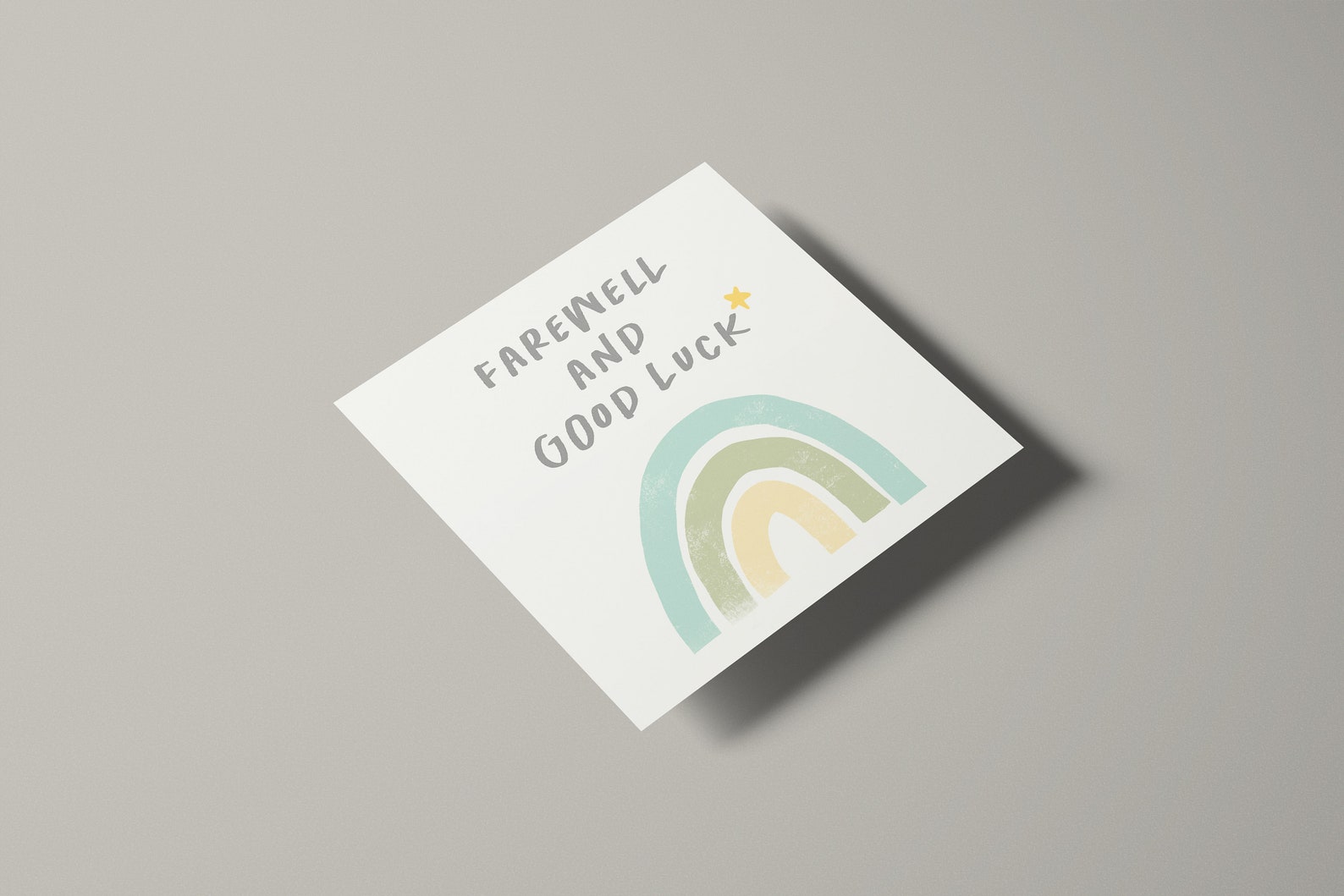 Printable Farewell and Good Luck Card/ DIY Gift Card Holder/ Simple ...