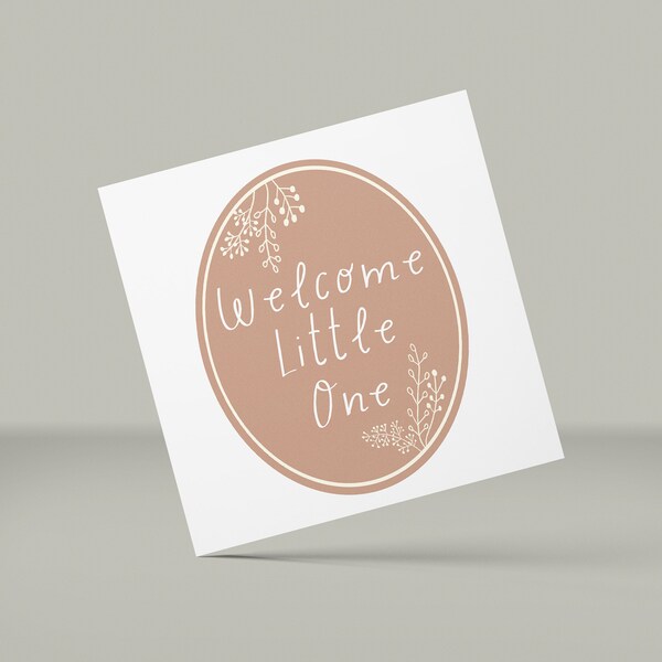 Welcome Little One Printable - Etsy