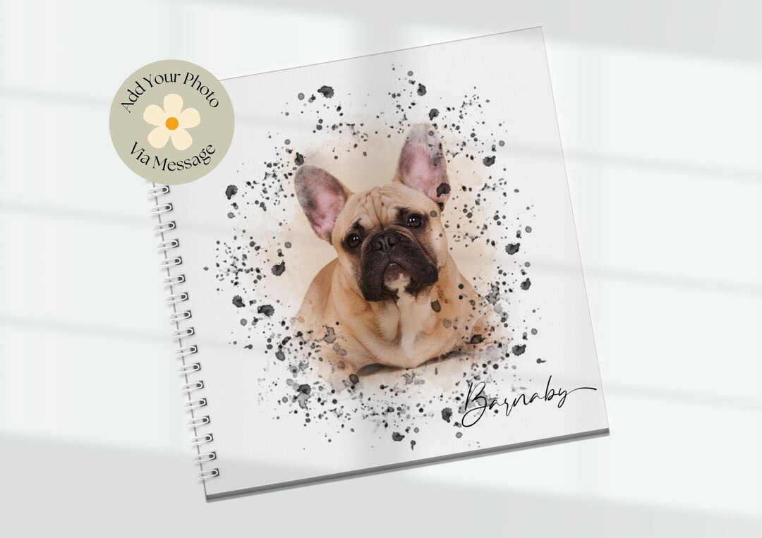 Personalised Pet Photo Memory Book: Dog or Cat Portrait Gift - Etsy