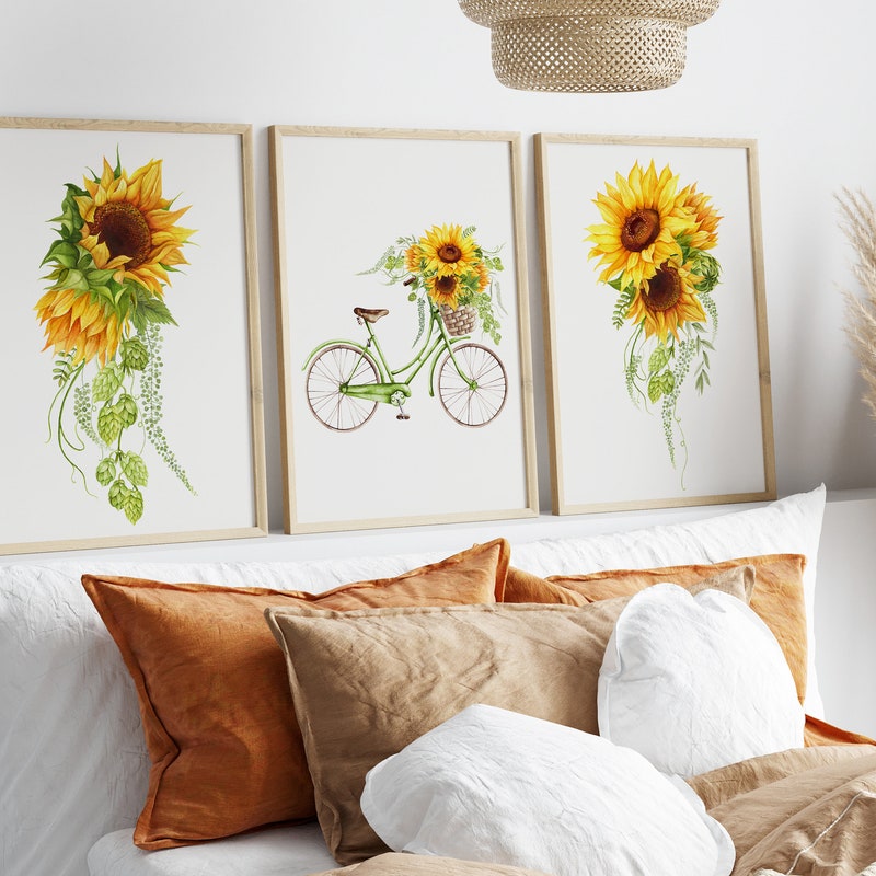 Sunflower Print - Etsy