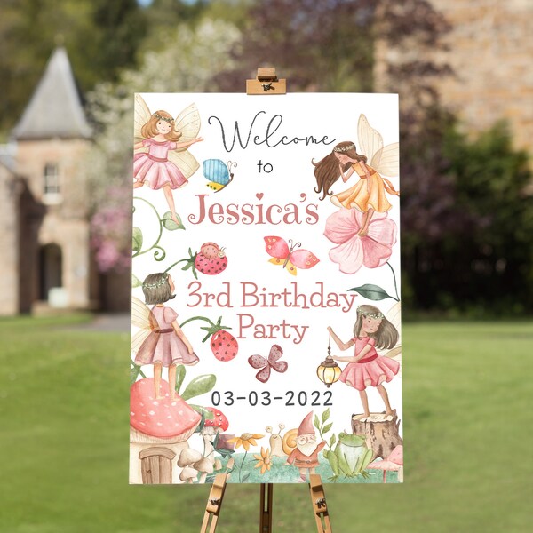 Fairies Welcome Sign - Etsy UK