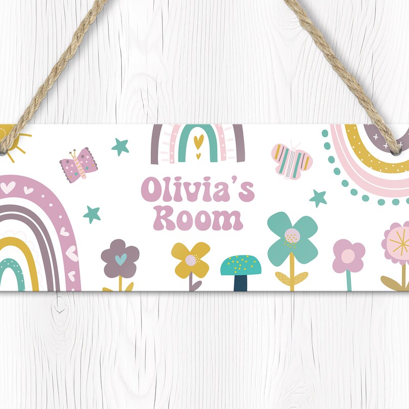Kids Room Name Sign - Etsy