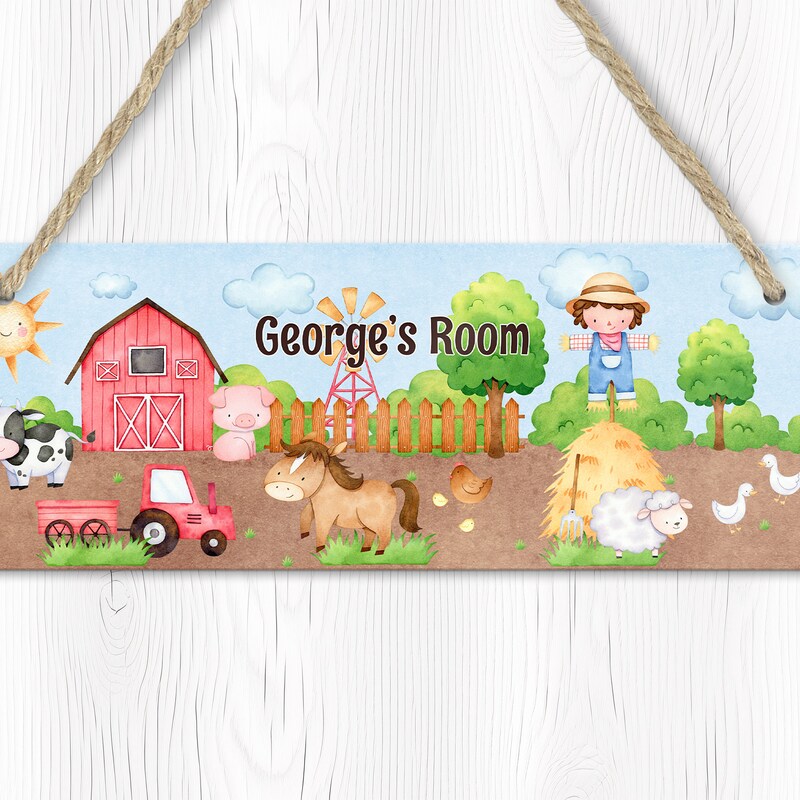 Farm Door Sign - Etsy