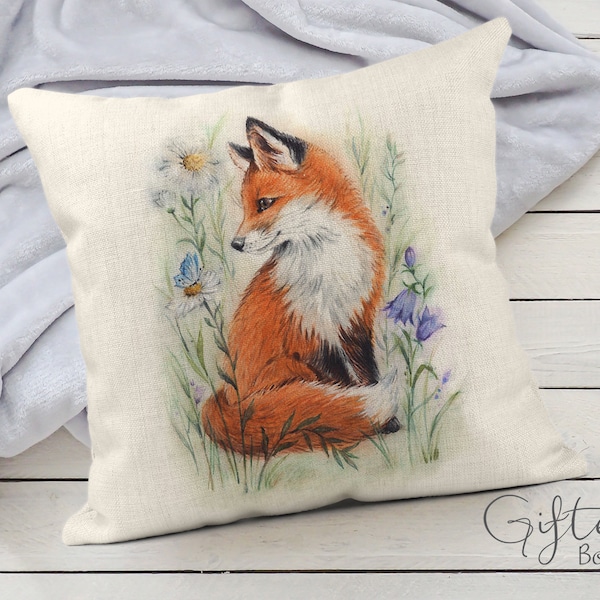 Fox Cushion - Etsy