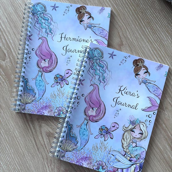 Mermaid Journal - Etsy UK