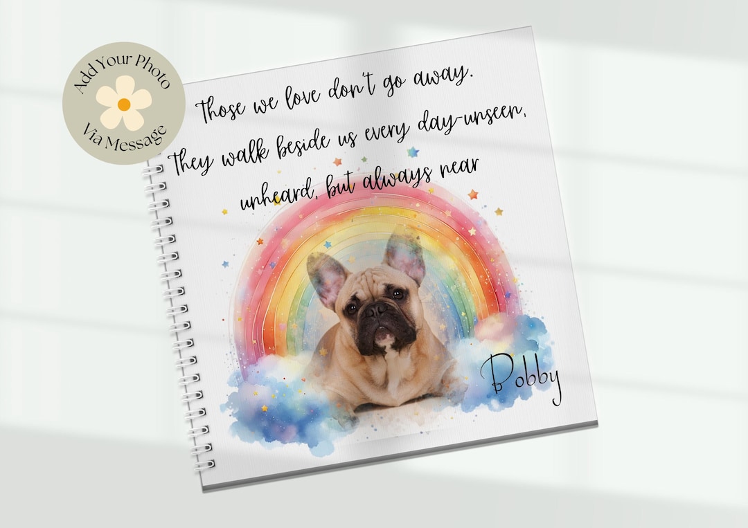 Personalised Pet Photo Memory Book: Pet Memorial Gift - Etsy