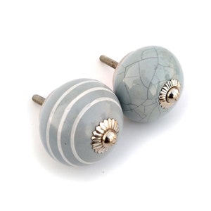 Select Your Knob, Grey Color Mix Design Cabinet Knob / Drawer Pull / Cabinet Knob - Etsy