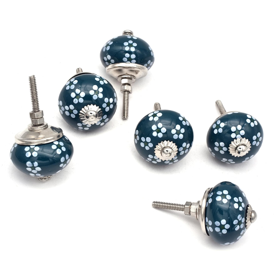 Green Ceramic Handle Knob, Porcelain Pull Knob, Ceramic Drawer Dresser Knob, Pull Cabinet ...