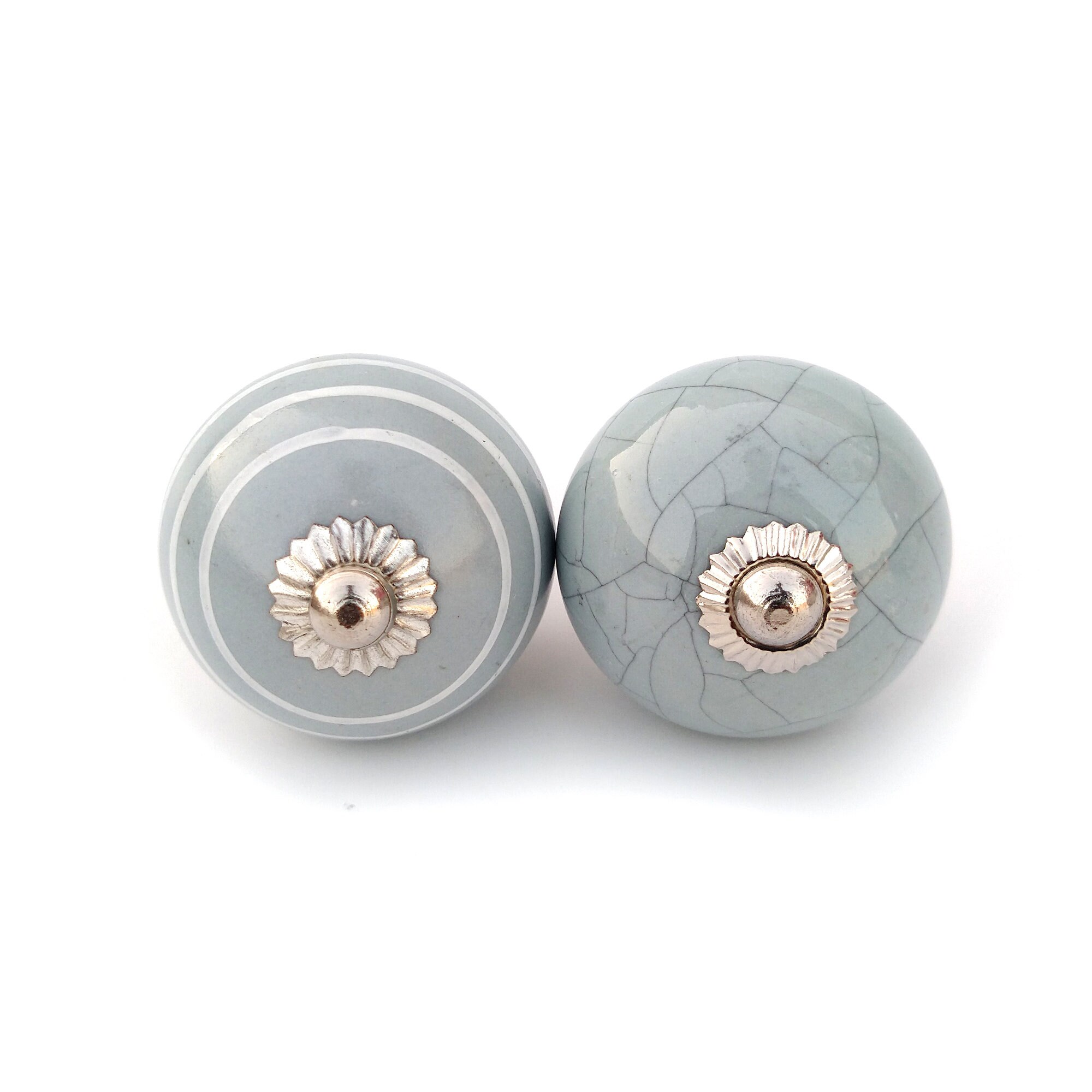 Select Your Knob, Grey Color Mix Design Cabinet Knob / Drawer Pull ...